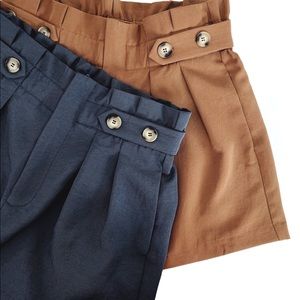 Dash of Pink | Shorts | Highwaisted Pleated Shorts Rust | Poshmark